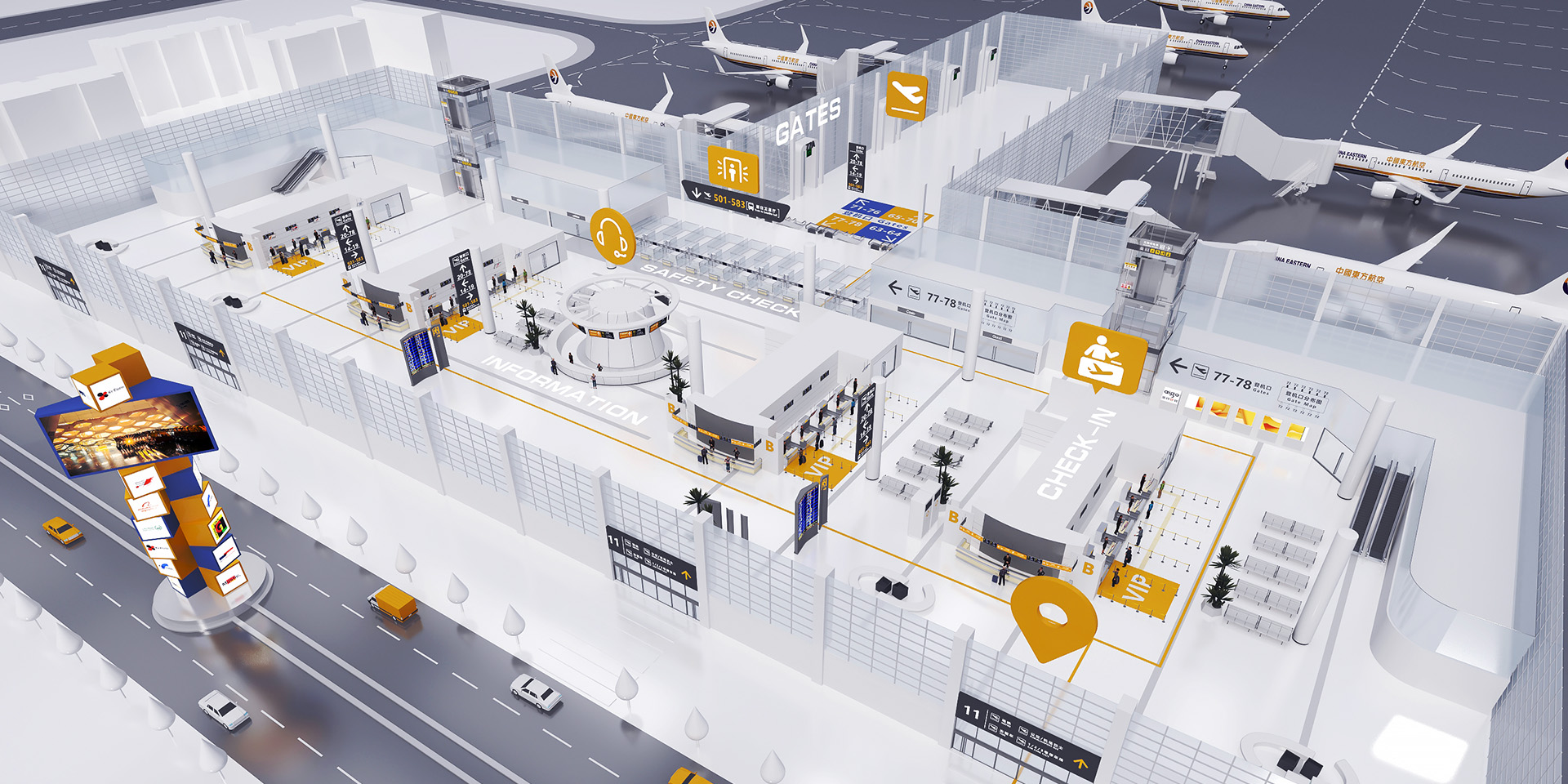 Airport Wayfinding Signage Solutions | Cosun Sign